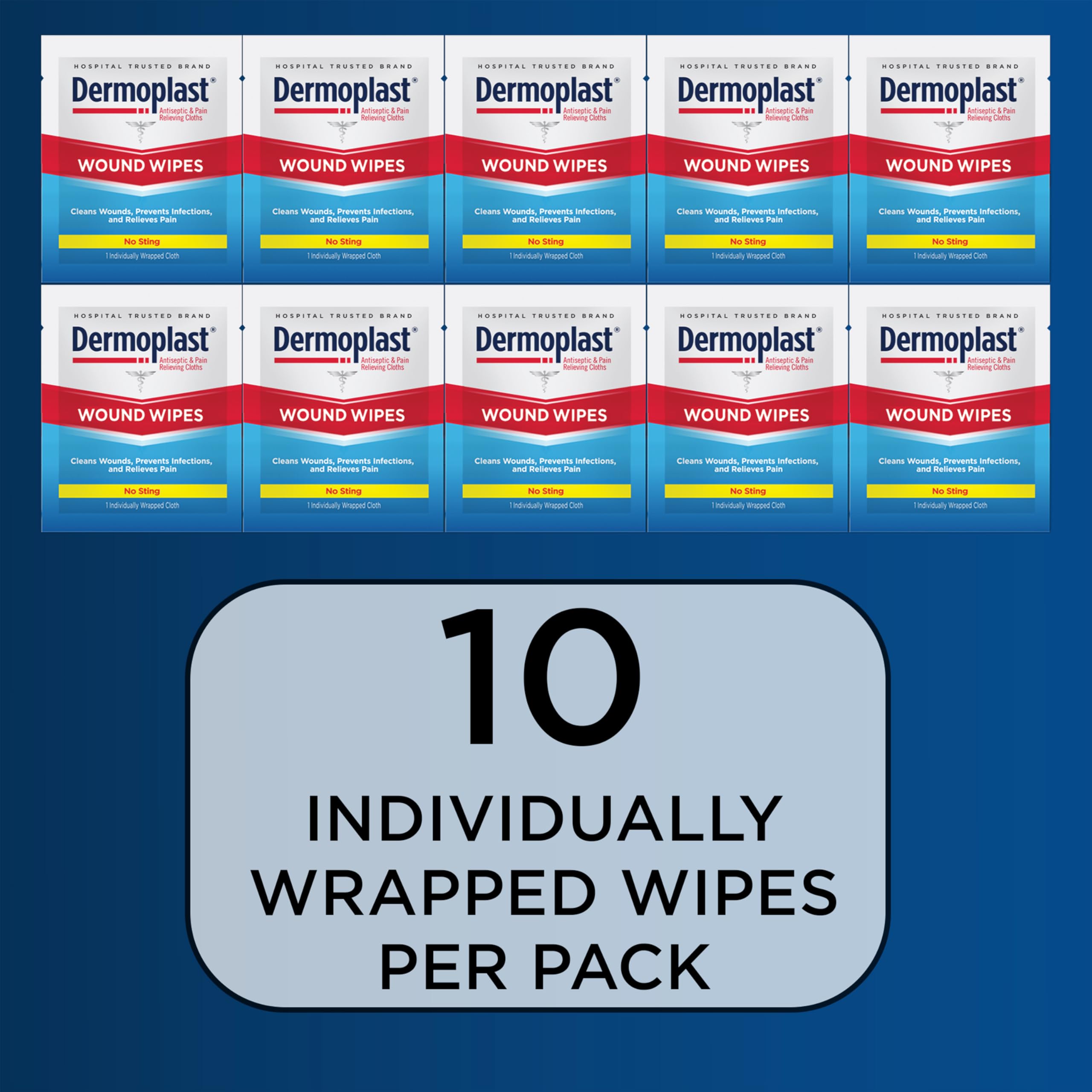 Mua Dermoplast Wound Wipes, Medicated Antiseptic Wipes, First Aid ...
