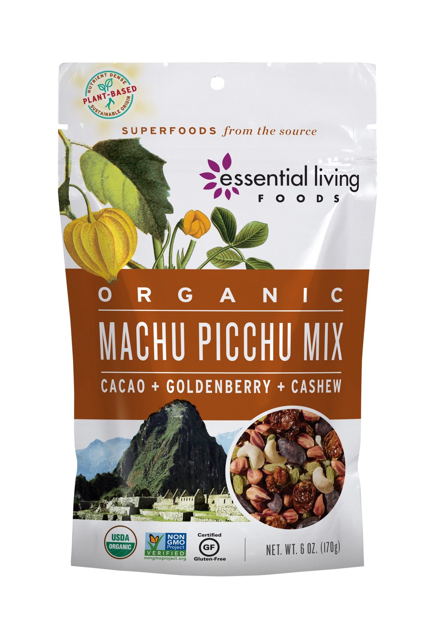 Essential Living Foods Organic Antioxidant Trail Mix, Mulberries, Goji ...