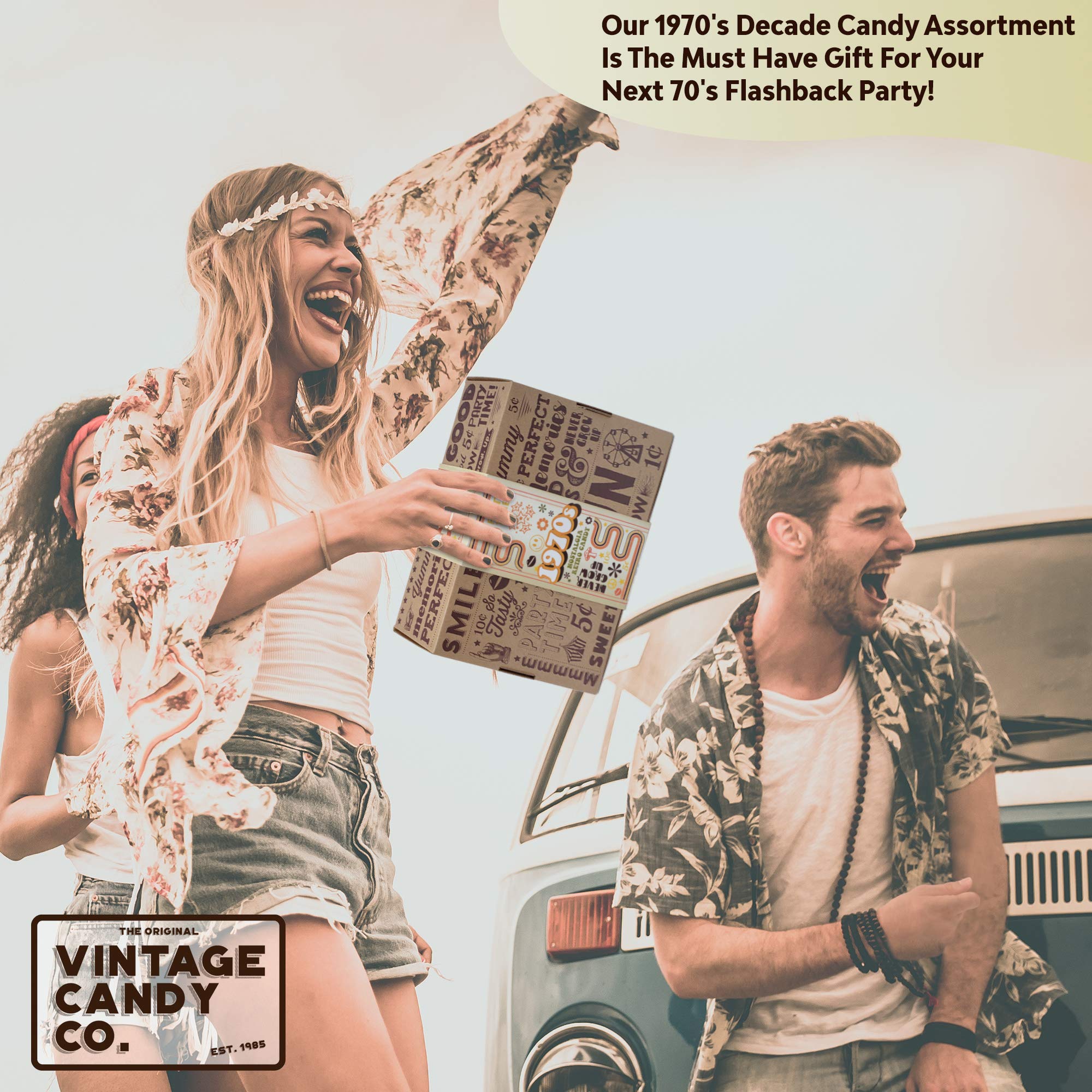 VINTAGE CANDY CO. 1970s RETRO GIFT BOX - 70s Nostalgia Candies ...