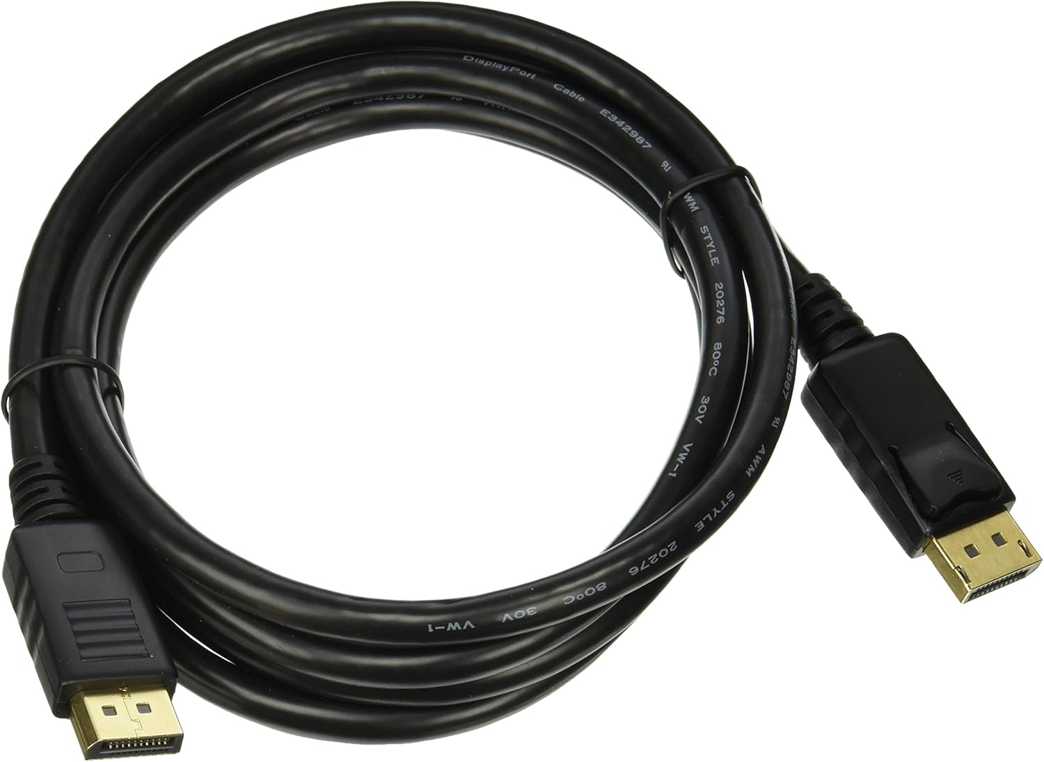 Amazon.com: Viewsonic CB-00010555 DisplayPort Cable, 6', Black, for ...