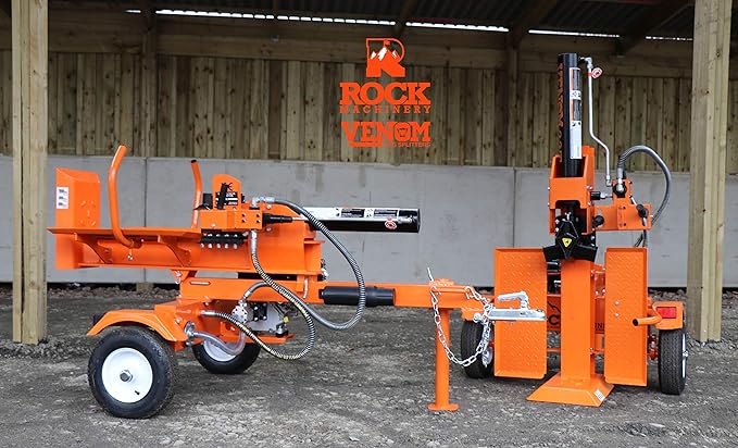 Rock Machinery 22ton Venom Petrol Hydraulic Log Splitter: Amazon.co.uk ...