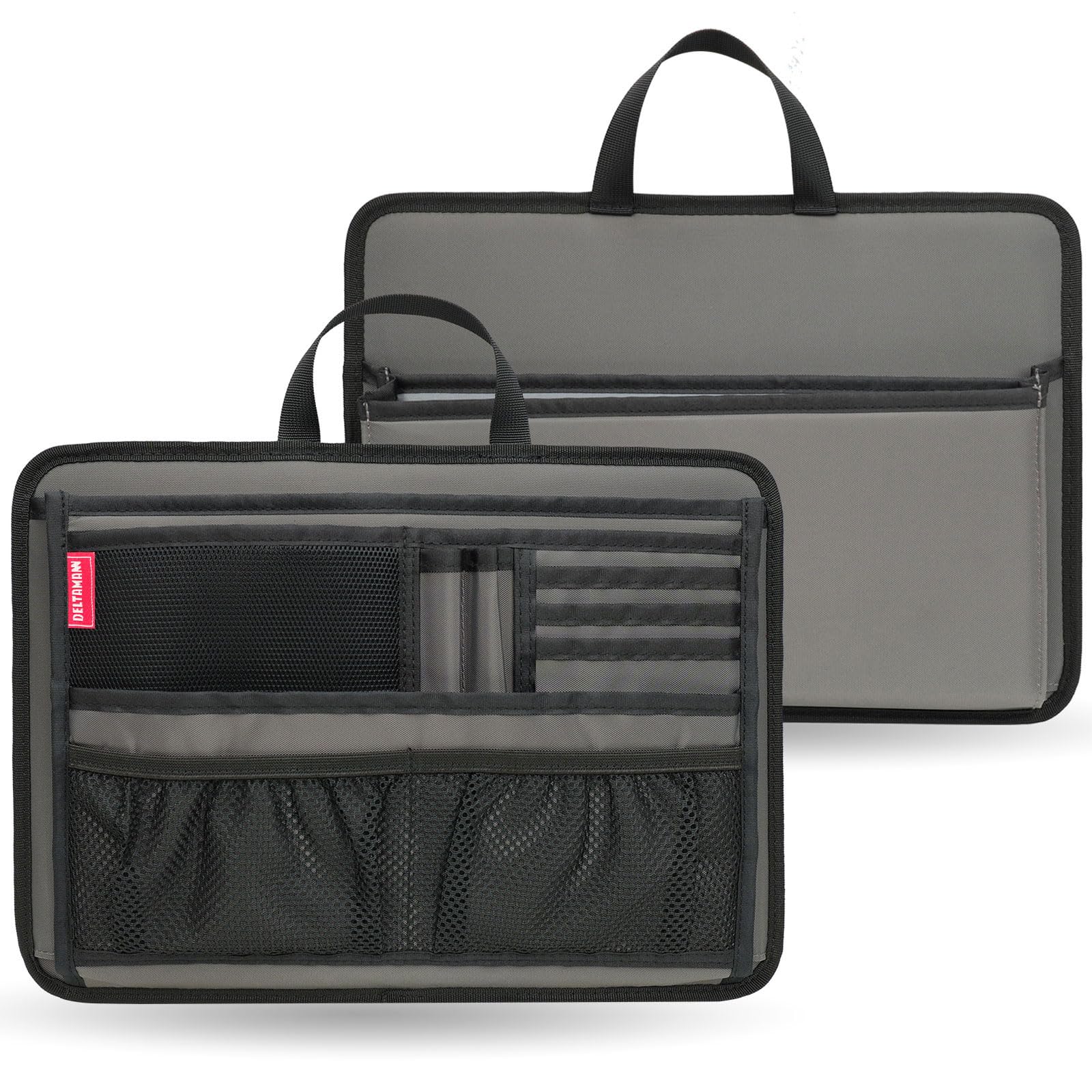 Slim Rugged Organizer Insert for Briefcase Messenger Tote Bag-13 ...