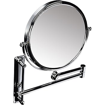 Amazon.com - Wall-Mount Swinging Arm 4X Magnifying Mirror Finish ...