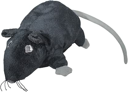 Ikea Gosig Ratta Rat Mouse Stuffed Animal Soft Toy, 9 Inches, Black ...