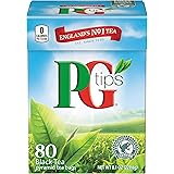 Amazon.com : PG Tips Black Tea, Pyramid Tea Bags, 80-Count Boxes (Pack of 4) : Grocery & Gourmet ...