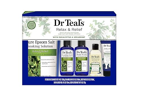 Dr Teal's Eucalyptus & Spearmint Relax & Relief Full Regimen 5-Piece ...