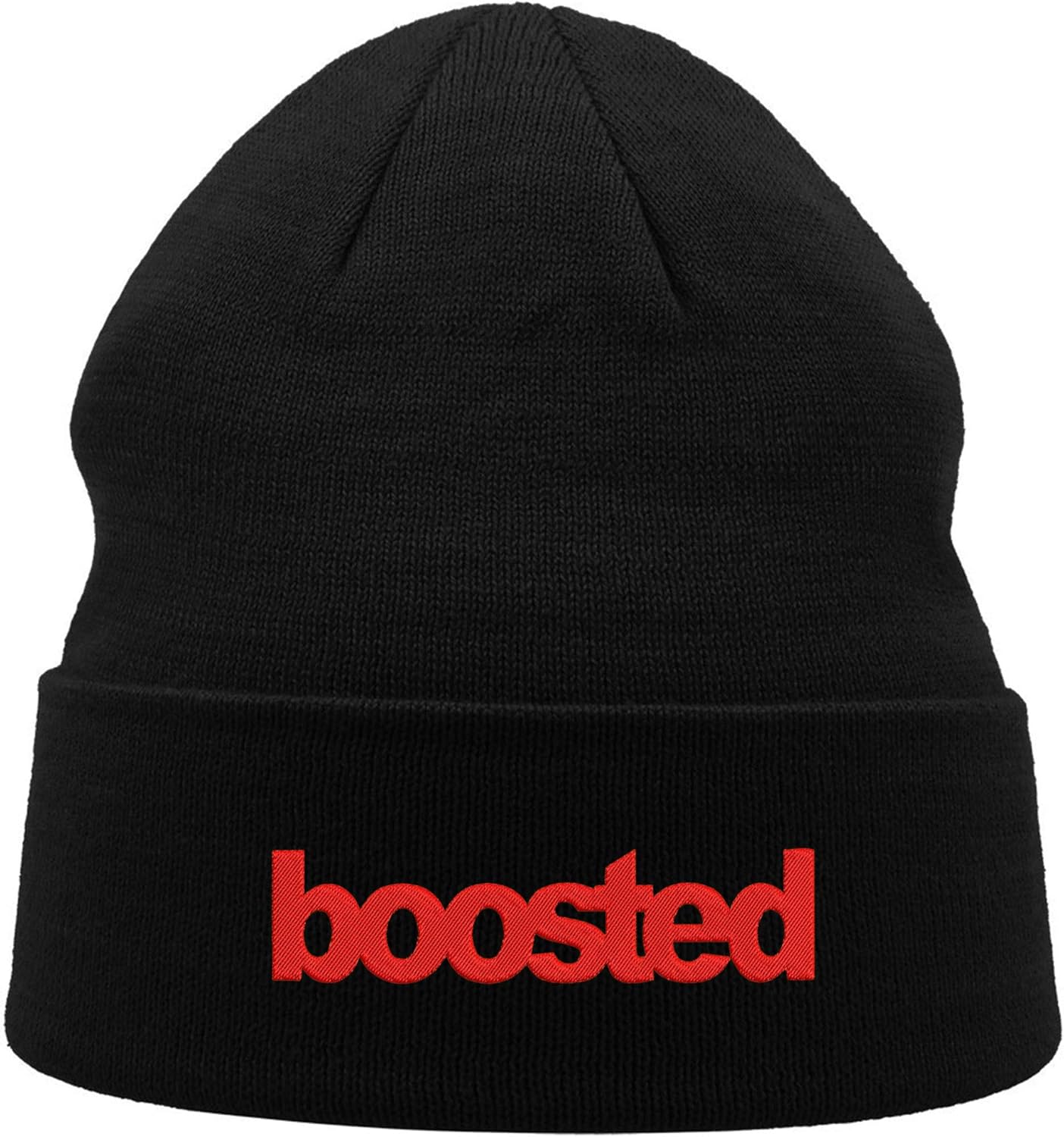 Boosted Embroidered Winter Beanie Hood Unisex Breathable Warm Cap Hat ...