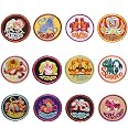 Amazon.com: Zodiac 12 Constellations Symbol Patch 12 Pieces Iron On/Sew ...