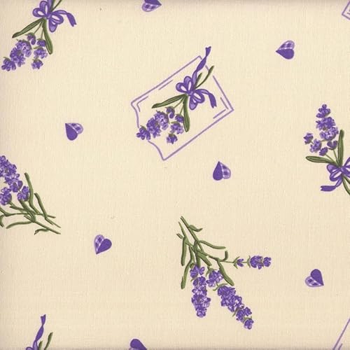 Authentic French Provencal "Bunches of Lavender" Cotton Print 100% ...