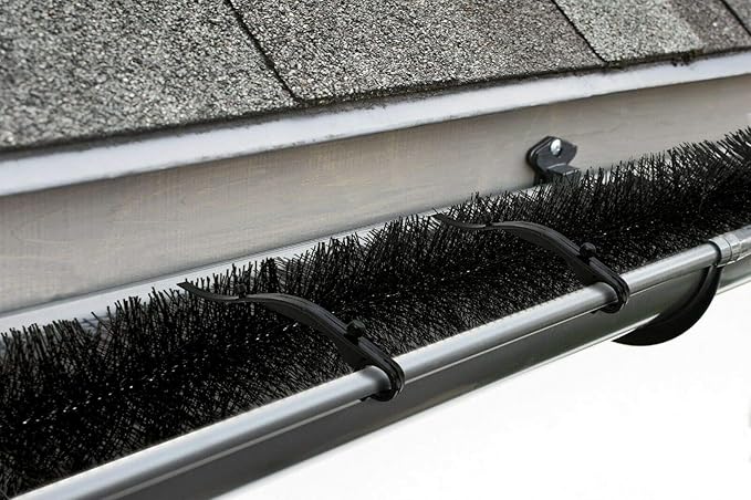 MPC ERADICATE - Gutter Brush Leaf Guard - 4m Length - Black Strong ...