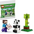Amazon.com: LEGO 30672 Minecraft Steve mit Baby-Panda : Toys & Games