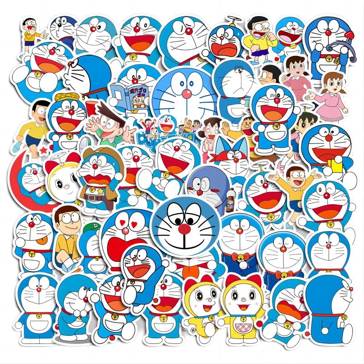 Mua Numhosai 50 PCS Water Bottle Stickers for Kids - Doraemon Large ...