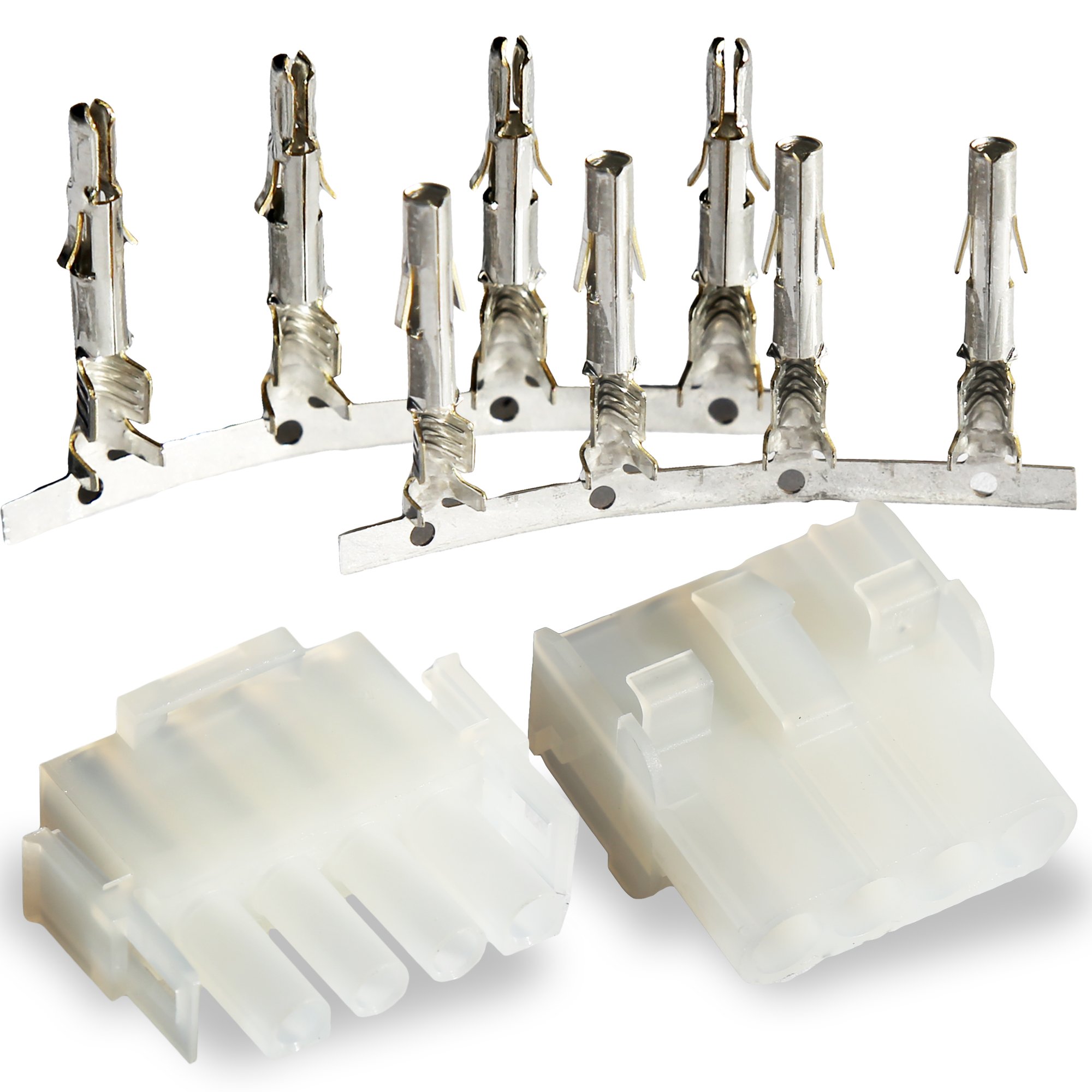 Mua Molex -1 Match Set - (4-Pin) w/14-20 AWG, Wire Connector - 2.13mm D ...