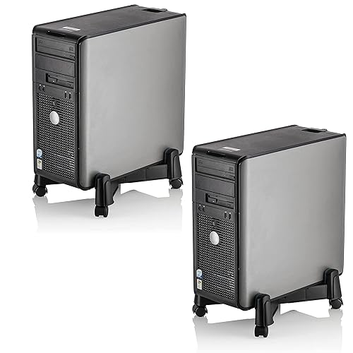 Halter Computer Tower Stand for Desktop Tower, Gaming PC Stand ...