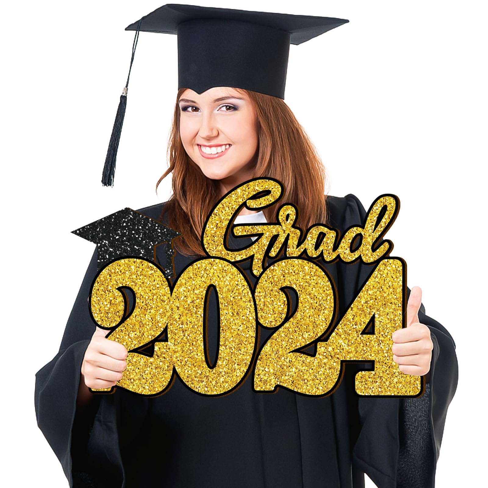 Mua Gold Graduation Party Decorations for Class of 2024 - Grad 2024 ...