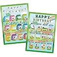 Amazon.com: BeYumi Bug Insect Birthday Chart - 5Pcs Bug Floral Birthday ...