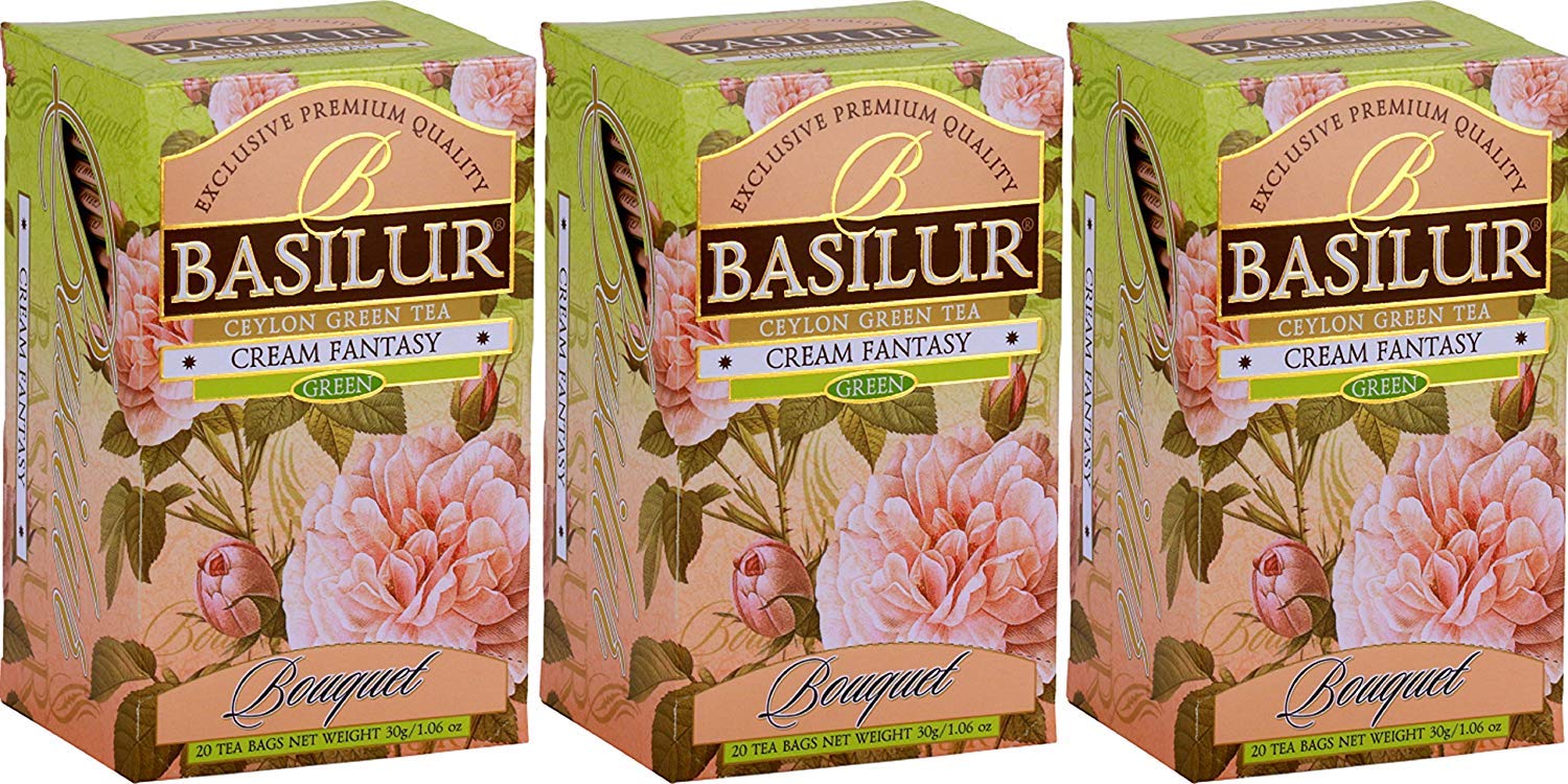 Amazon.com : Basilur | Cream Fantasy - Bouquet Collection | Strawberry ...