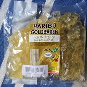Haribo Goldbären Ananas, sortenreine Gummibären, 1 KG: Amazon.de ...