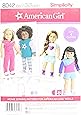 Amazon.com: Simplicity 8042 American Girl Casual Doll Clothes Sewing ...
