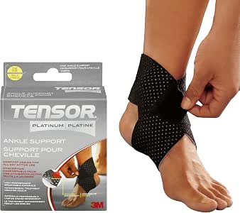 Tensor Adjustable Ankle Support, One-Size: Amazon.ca: Health & Personal ...