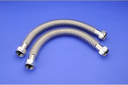 Falcon Stainless SWC-1 1" (O.D.) Tub x 18" (L) Water Connector, Pipe ...