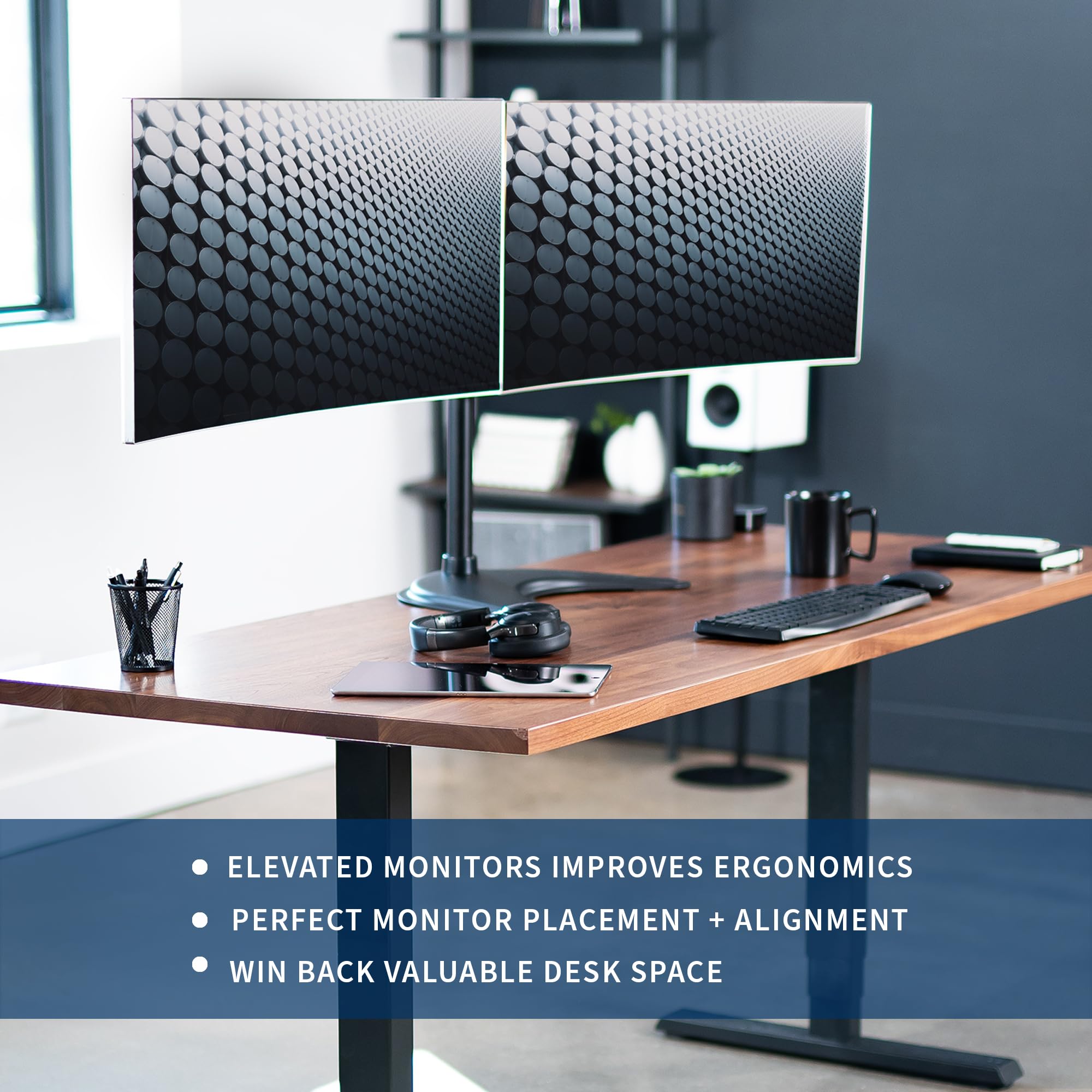 Dual Ultrawide Monitor Mount : Dual Ultrawide Vertical Monitor Desk ...
