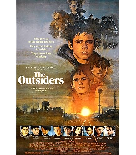 Proyecto De Cartel De La Película The Outsiders Movie Poster Rubric