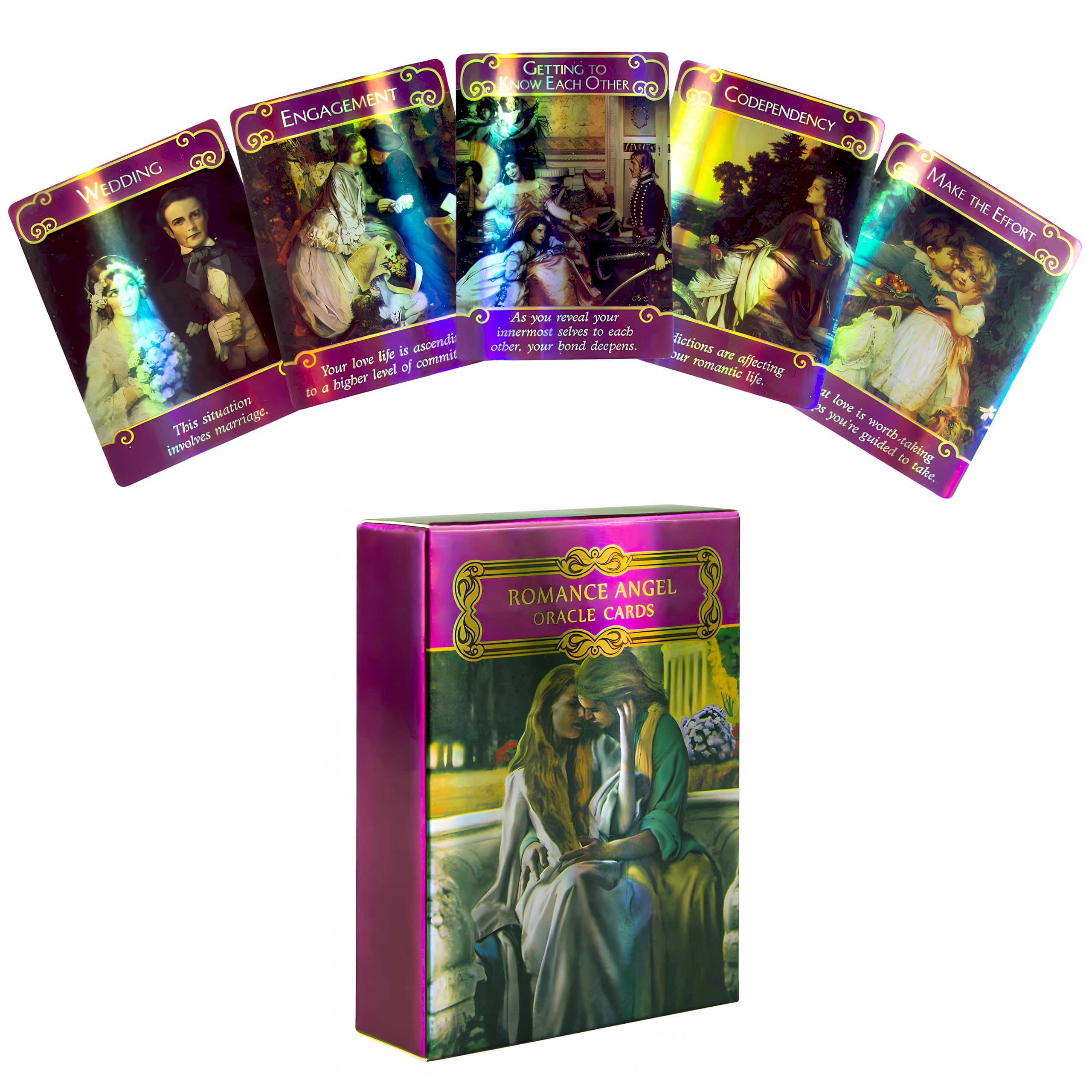 Mua Tarot Cards for Beginners, 44 Holographic Tarot Deck and Oracle ...