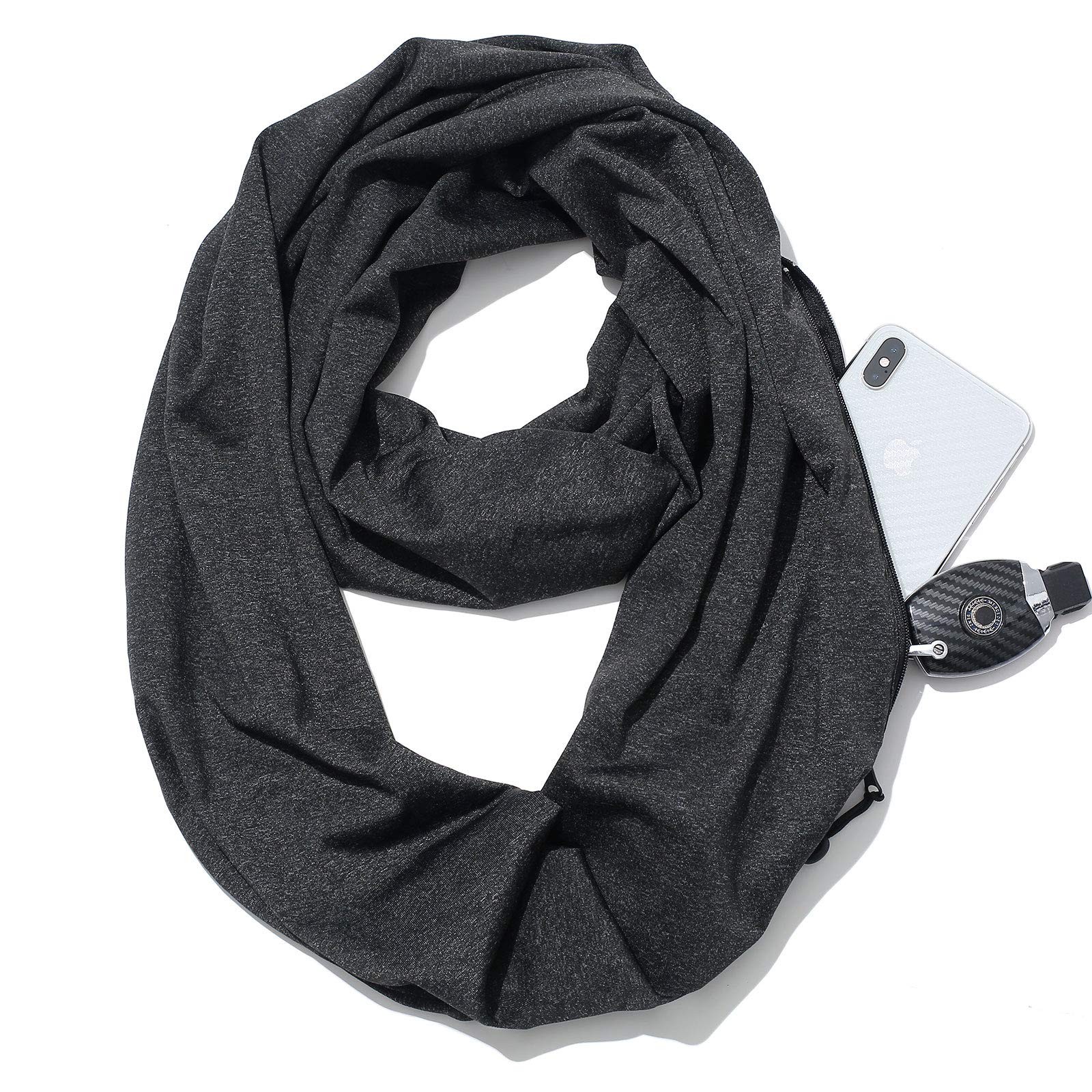 Premium Women Thick Scarf Soft Stretchy Jersey Can dress up Infinity ...