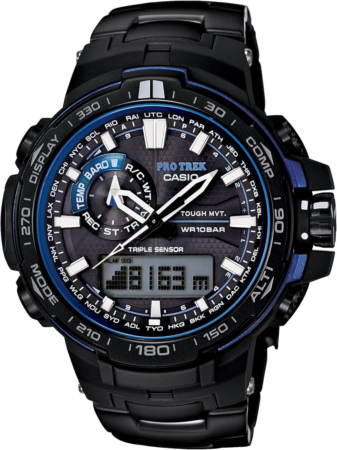 CASIO PROTREK Triple Sensor Ver.3 Solar Multiband 6 PRW-6000YT-1BJF Men's: Amazon.co.uk: Watches