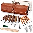 Amazon.com: Wood Carving Tools, 15Pcs Wood Carving Kit with PU Storage ...