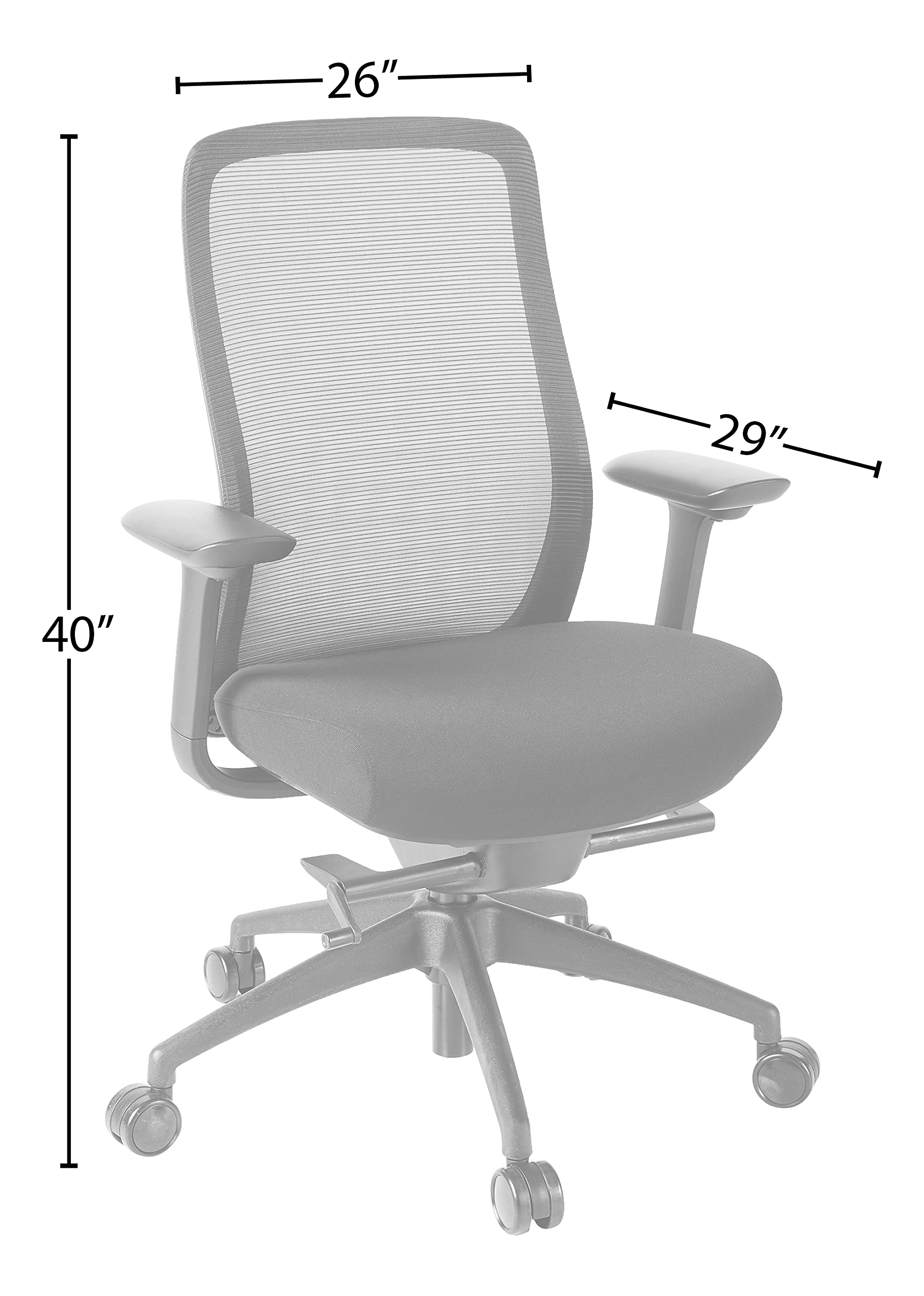 Mua Eurotech Seating Vera Office Chair, Black trên Amazon Mỹ chính hãng ...