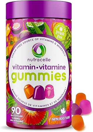 NUTRAMIN Daily Vegan Keto Multivitamin Gummies Vitamin C, D3, and Zinc ...