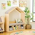 Amazon.com: Guidecraft EdQ Kids' Reading Nook - Natural: Wooden Storage ...