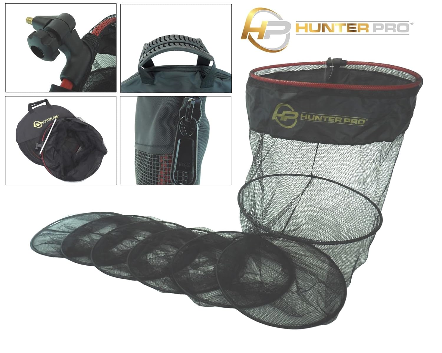 Hunter Pro 3mtr 10ft Keep Net With Bank Stick & Carry Bag Net & Stink ...