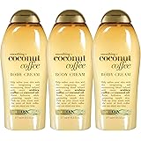 Amazon.com : OGX Smoothing + Coconut Coffee Exfoliating Body Scrub with ...