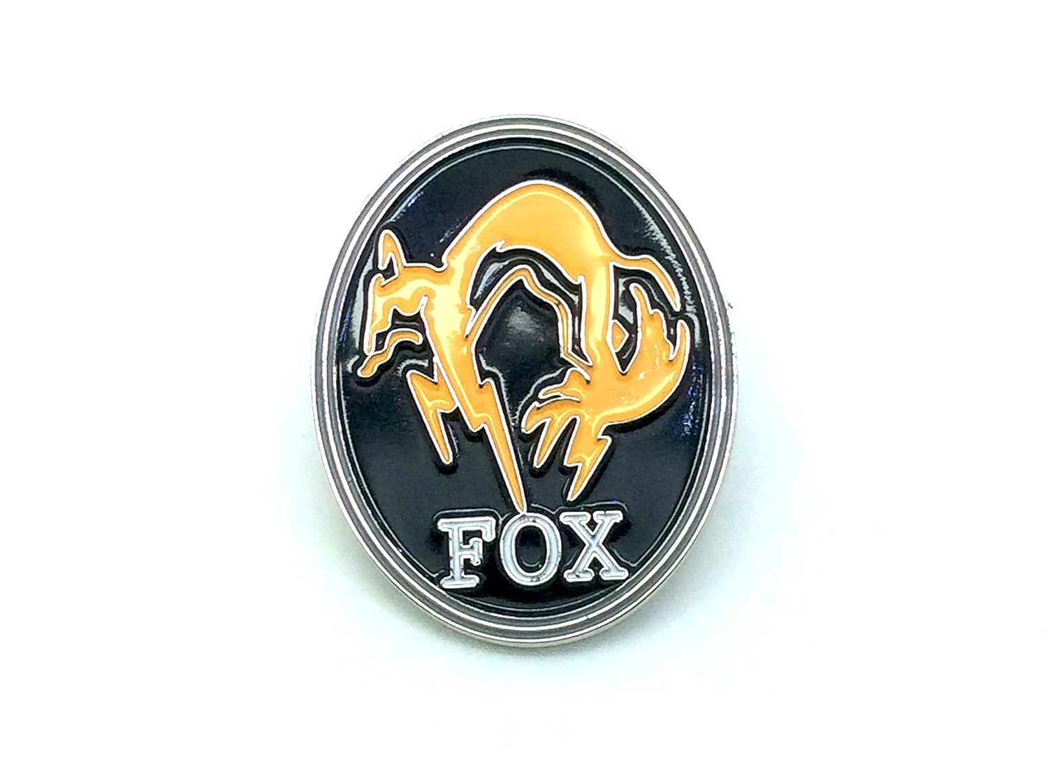 FOX Foxhound Metal Gear Solid Cosplay Metal Pin Badge: Amazon.co.uk ...