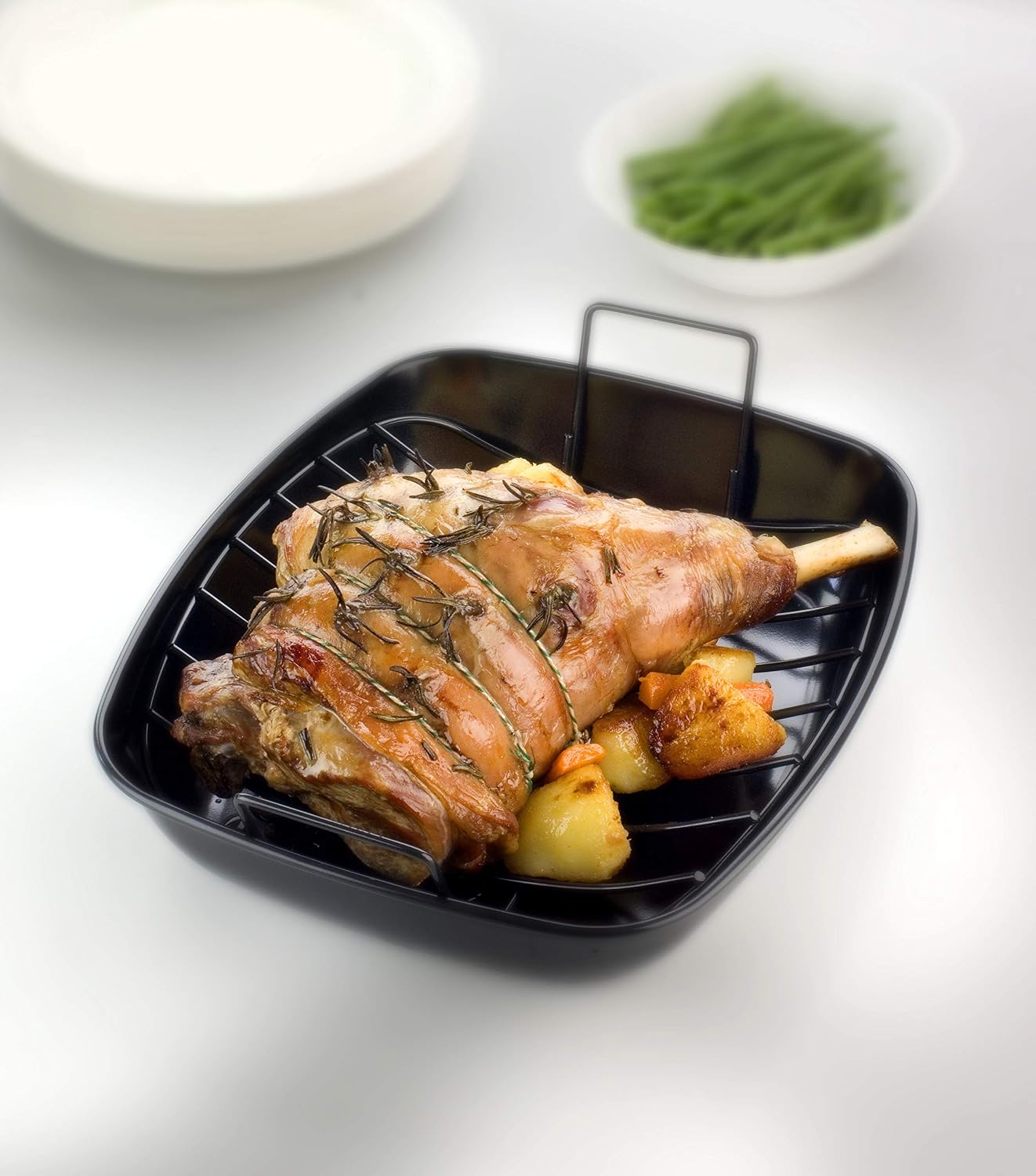 Performance, Roaster with Rack, Professional Gauge Carbon Steel with ...
