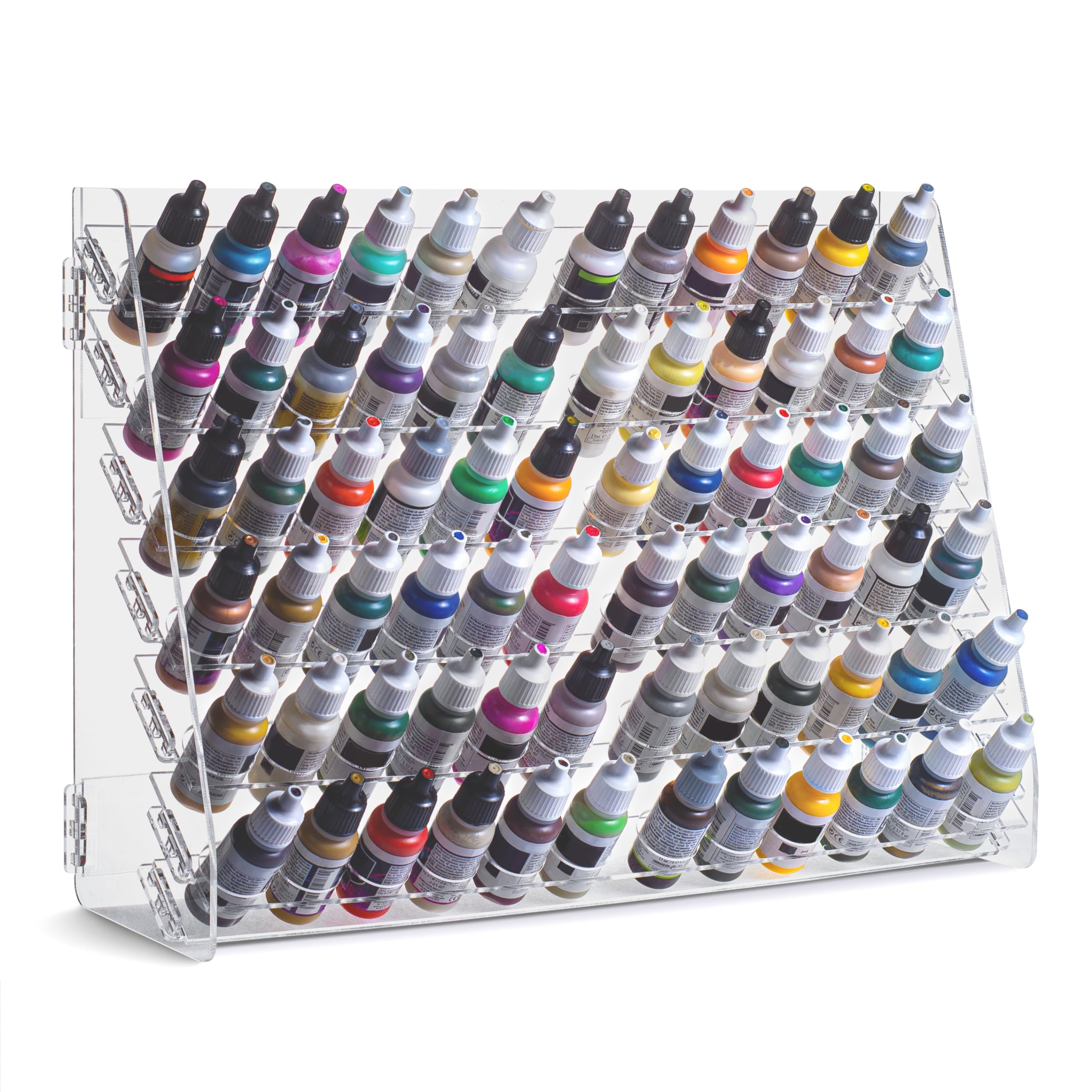 Plydolex Acrylic Paint Rack Organizer with 72 Holes Suitable for ...