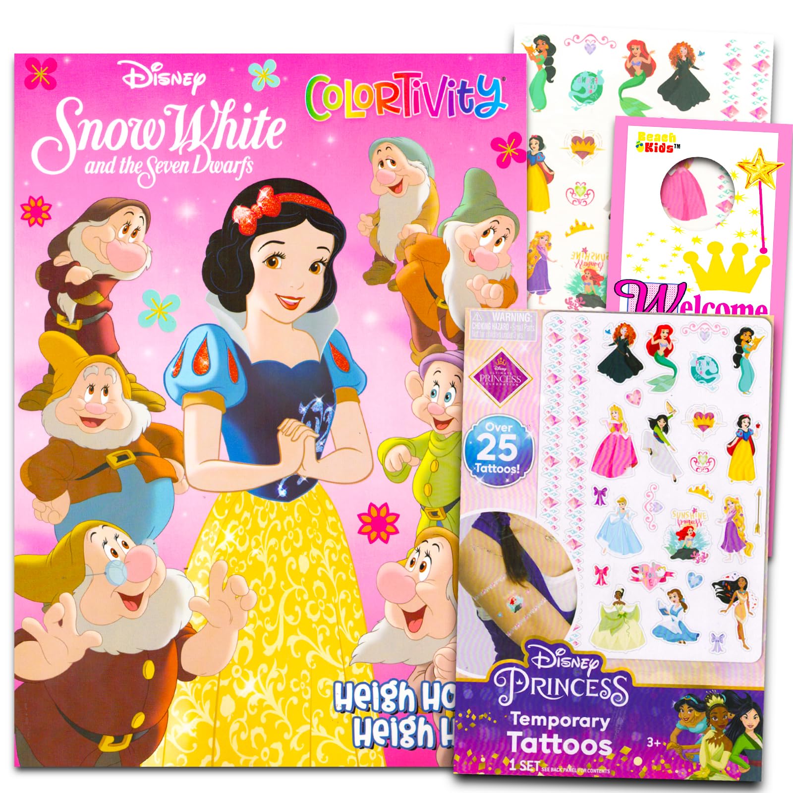 Disney Snow White Coloring Book Set for Girls - Bundle with Snow White ...