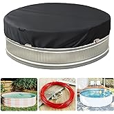 Amazon.com : Sobana 5-6 ft Steel Round Stock Tank Pool Cover - Heavy ...