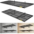 Amazon.com: Aecxm 2-Pack 1.64x4ft Adjustable Garage Wall Shelving ...