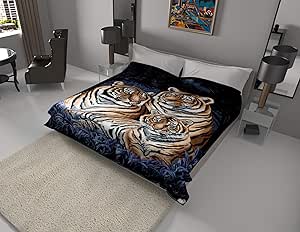Amazon.com: SOLARON Korean Super Thick Heavy Weight Mink Blanket (King ...