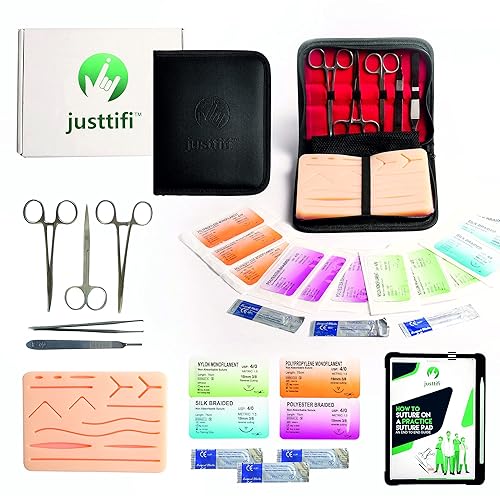 Justtifi Suture Practice Kit Medical - Premium Suture Kit Practice ...