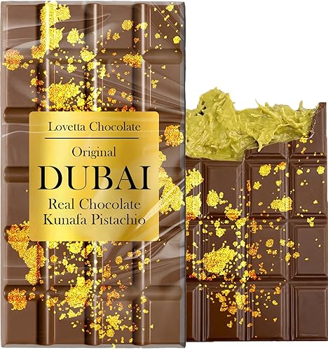Dubai Chocolate Bar Pistachio 8oz 227gr (The Orginal Viral) | Luxury ...