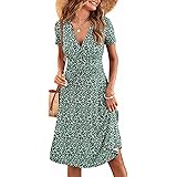 Amazon.com: MSBASIC Womens Short Sleeve Casual Bat Prints Halloween Dress for Women : Clothing ...