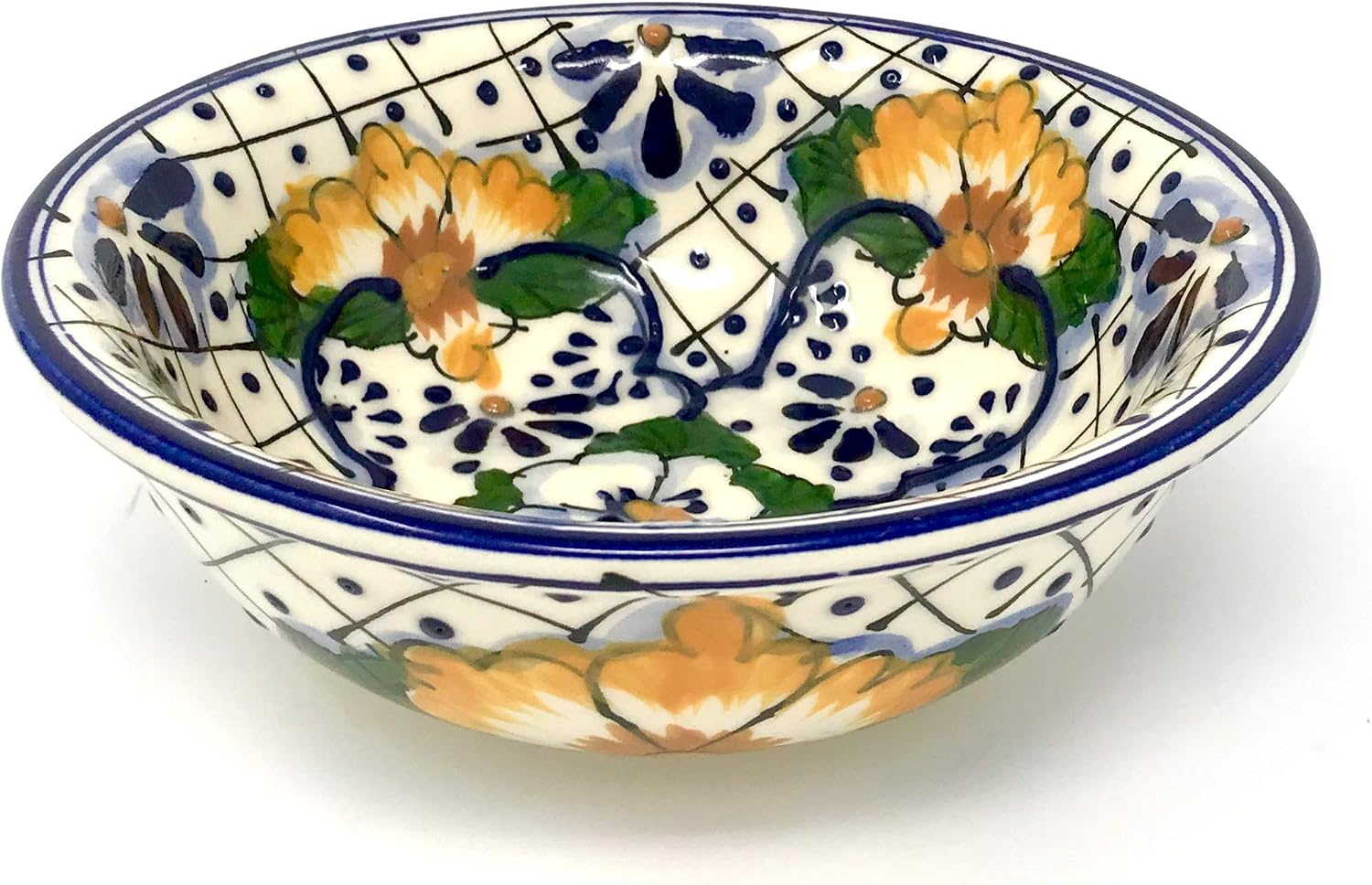 Amazon.com: Mexican Talavera Ceramic Salsa Bowl Snack Bowl Candy Bowl ...