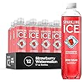 Amazon.com: Sparkling Ice, Strawberry Watermelon Sparkling Water, Zero Sugar Flavored Water ...
