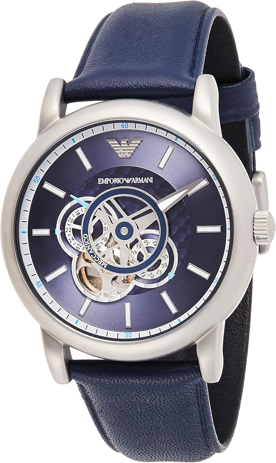 Emporio Armani Homme Analogique Automatique Montre avec Bracelet en ...