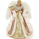 Amazon.com: 15" Angel Rose Burgundy Tree Topper